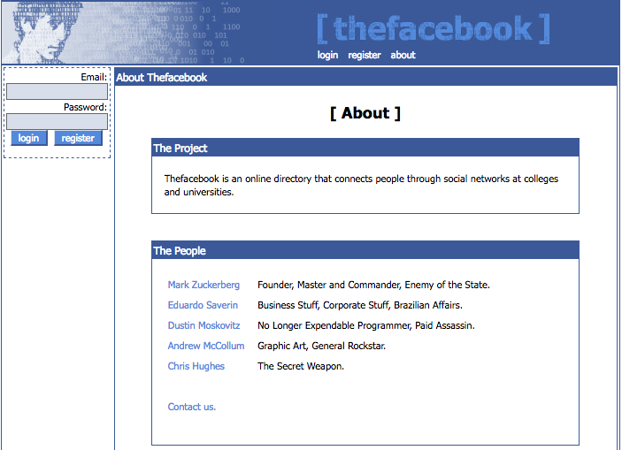 21 Years of Facebook Website Design History - 33 Images - Version Museum