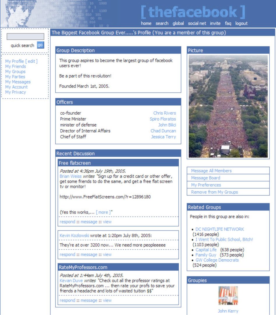 21 Years of Facebook Website Design History - 33 Images - Version Museum